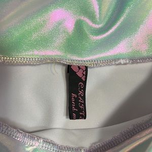 iHeartRaves | Skirts | Holographic Rave Outfit 3 Piece Set | Poshmark